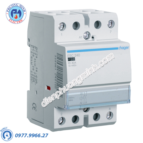 Thiết bị khởi động từ Hager(Contactor) - Model ESC240