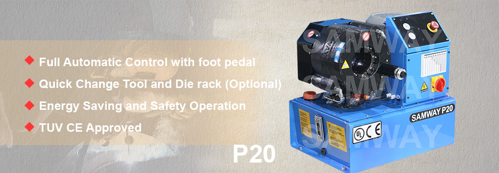 MÁY BÓP ỐNG THỦY LỰC SAMWAY P20