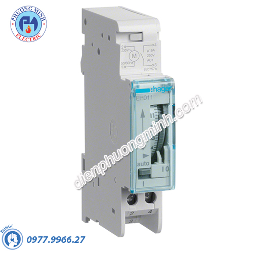 Timer 24h Hager - Model EH011 loại Analog