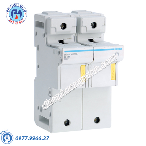Timer 24h Hager - Model LR702 dòng Fuse Carrier