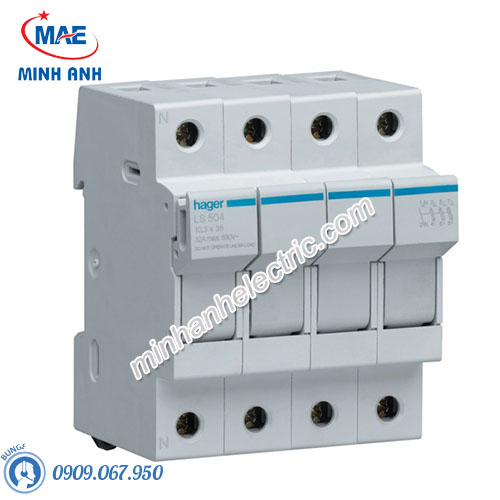 Timer 24h Hager - Model LS504 dòng Fuse Carrier