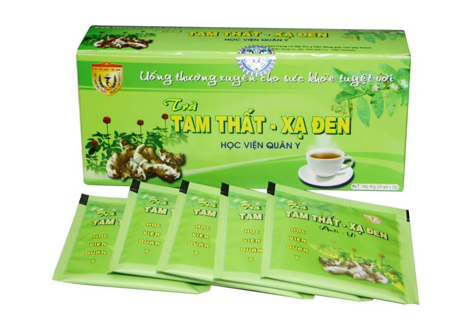Trà tam thất xạ đen | Trà tam thất xạ đen học viện quân y | Trà Xạ Đen