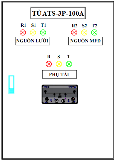 Tủ ats 4p - 100a