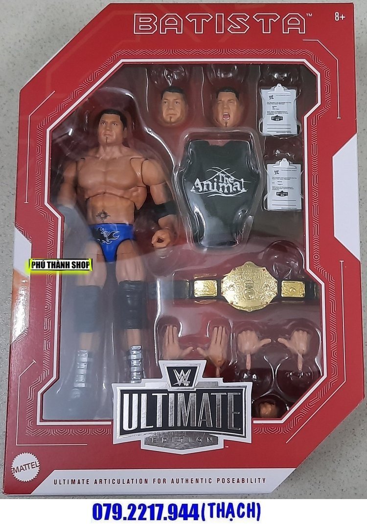 WWE BATISTA - ULTIMATE EDITION GREATEST HITS SERIES 4 RED BOX (CHASE ...