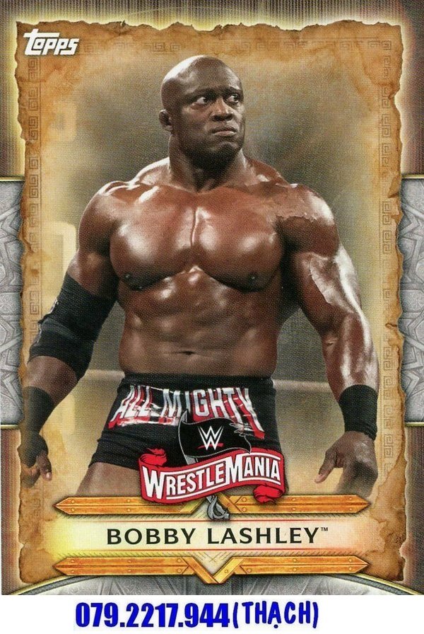 WWE BOBBY LASHLEY TRADING CARD