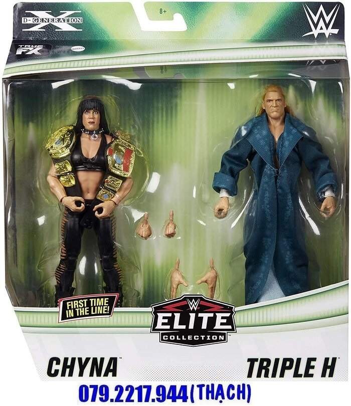 WWE CHYNA & TRIPLE H - ELITE DX 2-PACK