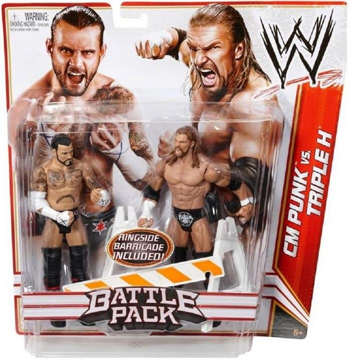WWE CM PUNK & TRIPLE H - Battle Pack 18