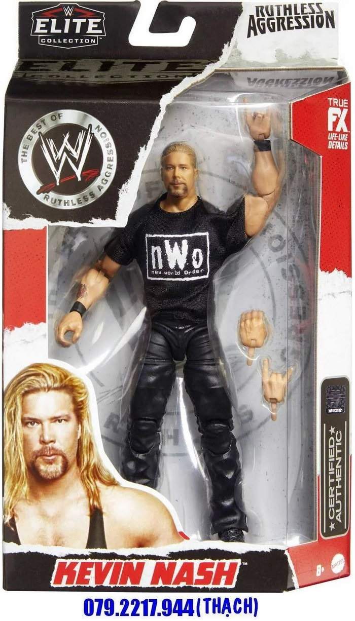 WWE KEVIN NASH - ELITE RUTHLESS AGGRESSION SERIES 3 (EXCLUSIVE)