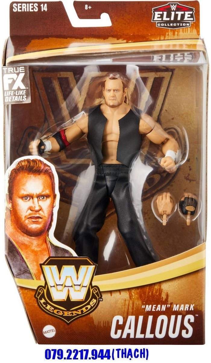 WWE MEAN MARK CALLOUS (UNDERTAKER) - ELITE LEGENDS SERIES 14 (EXCLUSIVE)