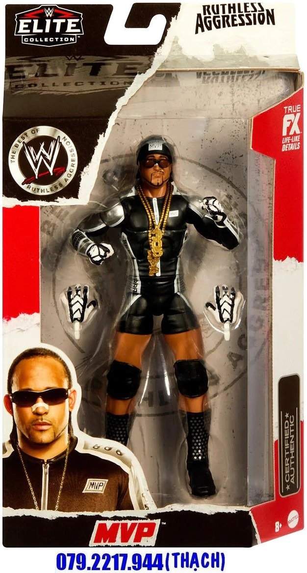 [HÀNG HIẾM] WWE MVP - ELITE THE BEST OF RUTHLESS AGGRESSION SERIES 6 (EXCLUSIVE)