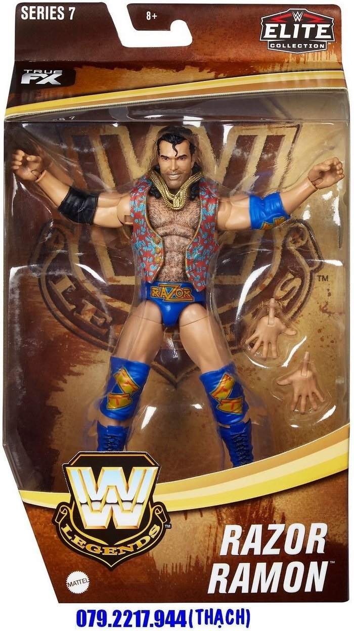 WWE RAZOR RAMON - ELITE LEGENDS SERIES 7 (EXCLUSIVE)