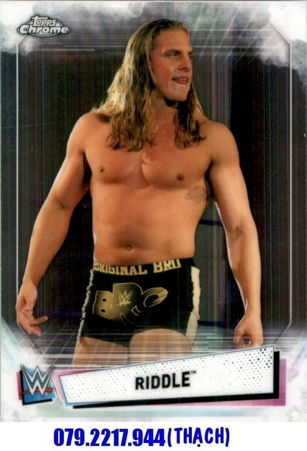 WWE RIDDLE TRADING CARD