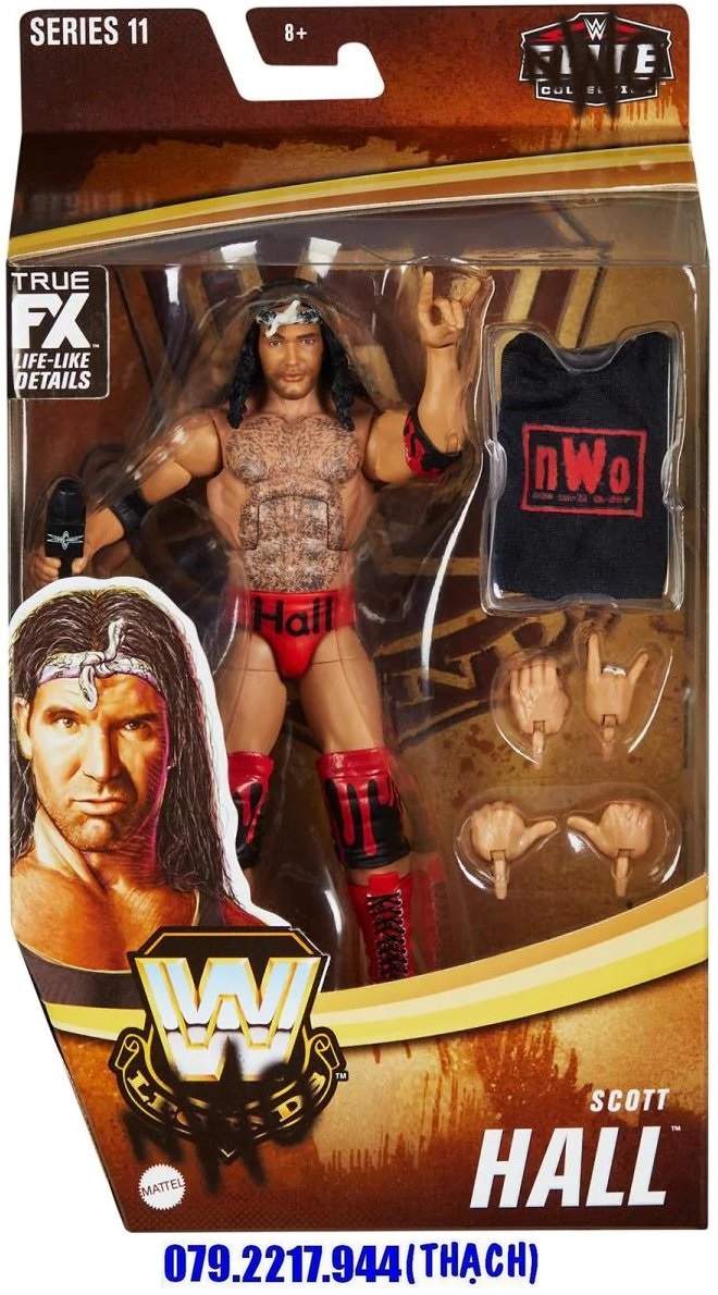 WWE SCOTT HALL - ELITE nWo WOLFPAC LEGENDS SERIES 11 (EXCLUSIVE)