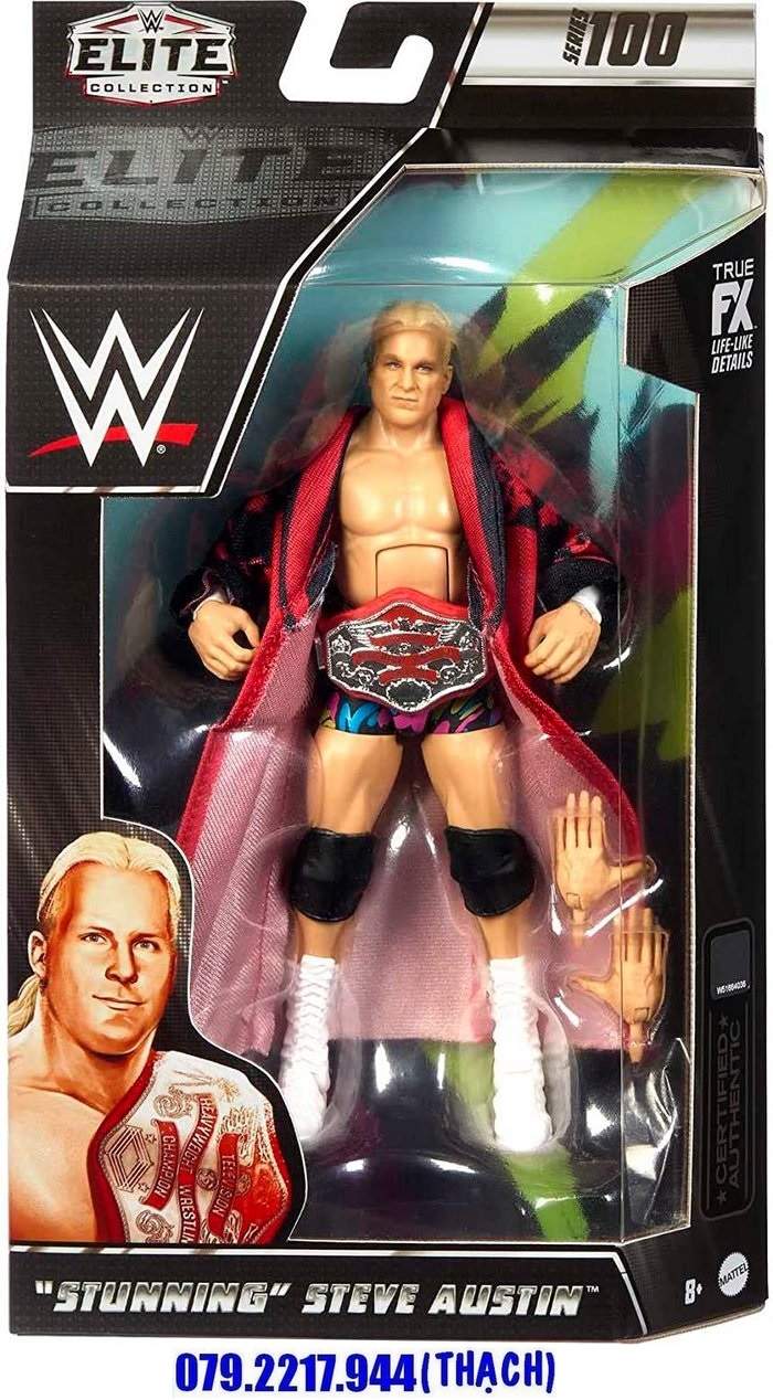 WWE STUNNING STEVE AUSTIN - ELITE 100