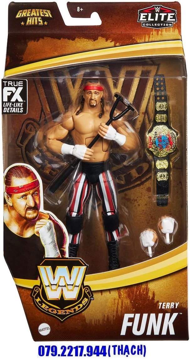 WWE TERRY FUNK - ELITE LEGENDS GREATEST HITS SERIES 1 (EXCLUSIVE)