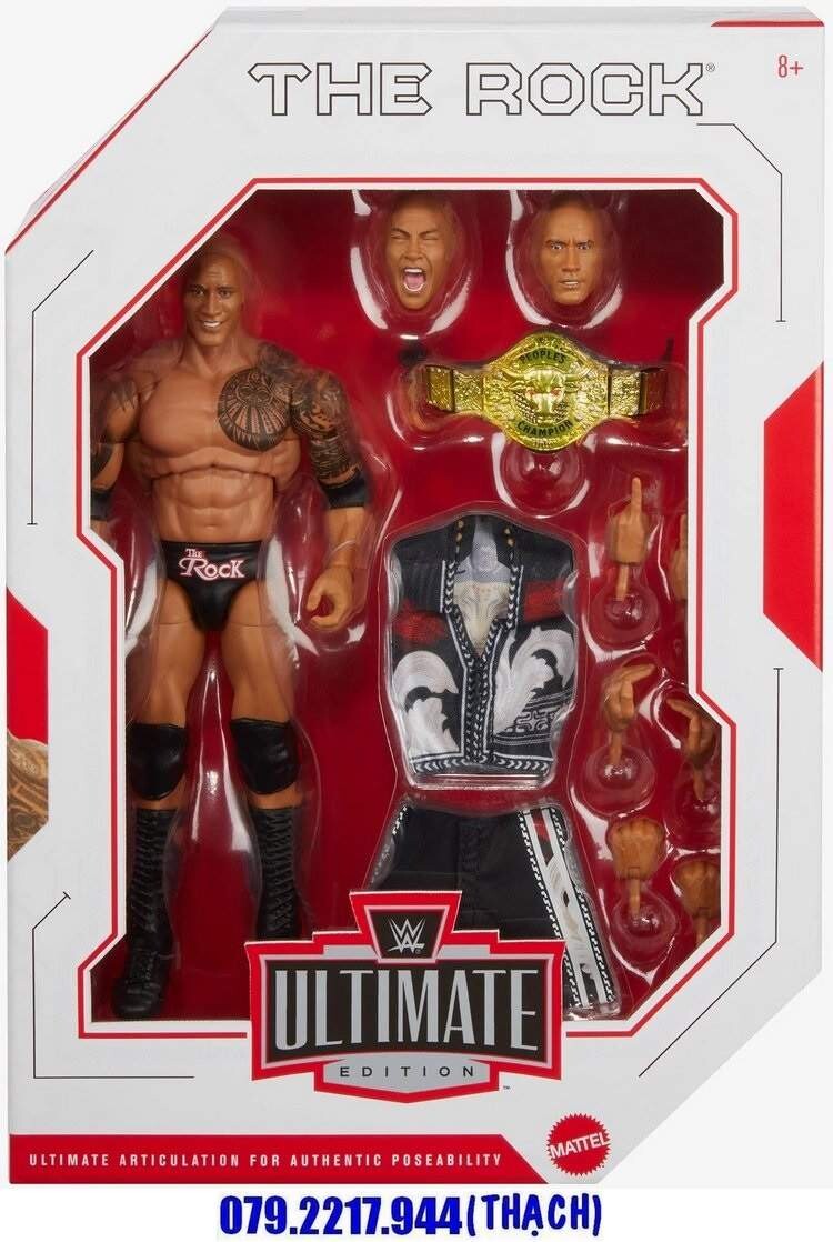 WWE THE ROCK (FINAL BOSS) - ULTIMATE EDITION SERIES 25