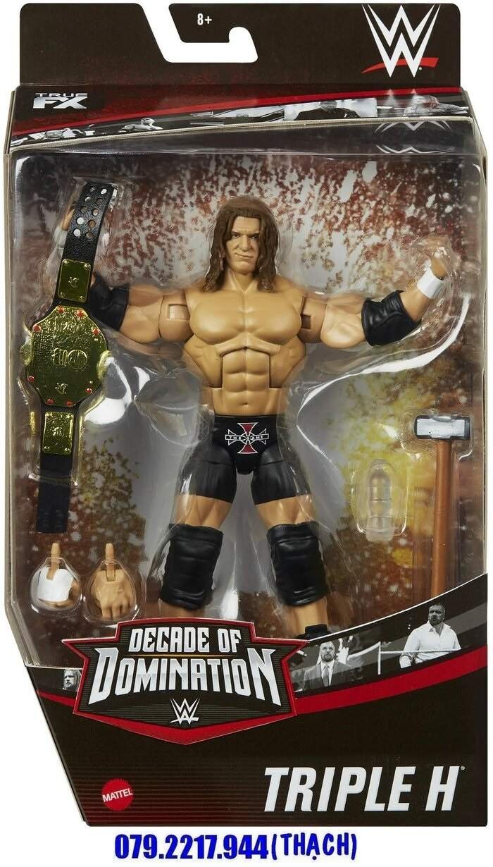 WWE TRIPLE H - ELITE DECADE OF DOMINATION SERIES 2 (EXCLUSIVE)