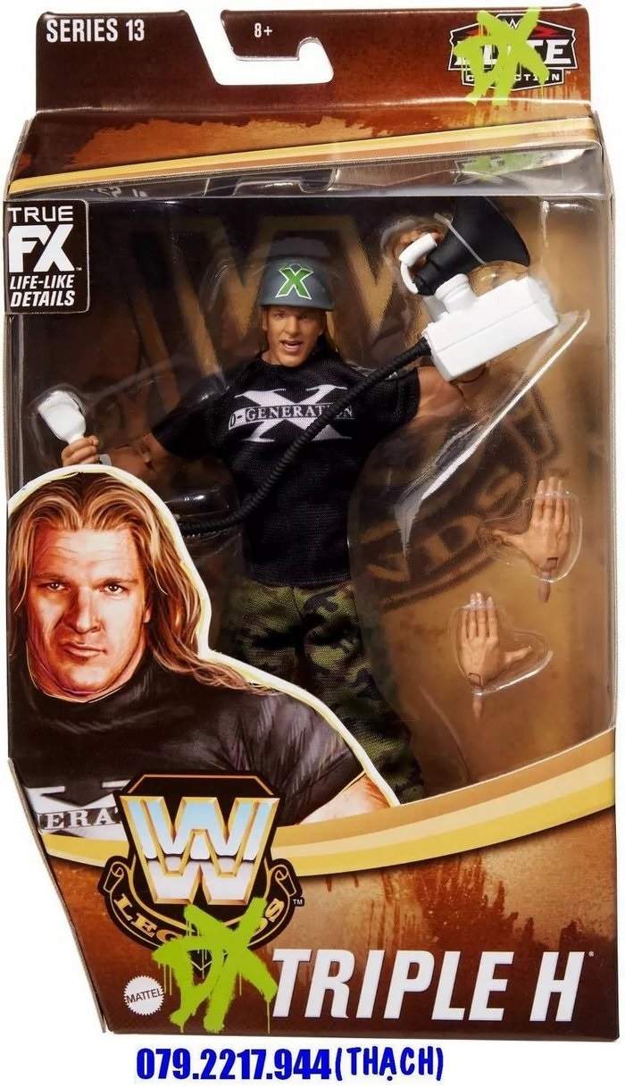 WWE TRIPLE H - ELITE DX LEGENDS SERIES 13 (EXCLUSIVE)