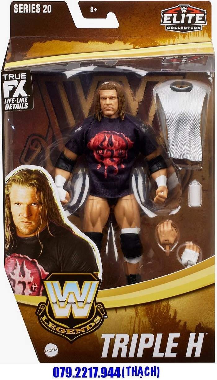 WWE TRIPLE H - ELITE LEGENDS SERIES 20 (EXCLUSIVE)