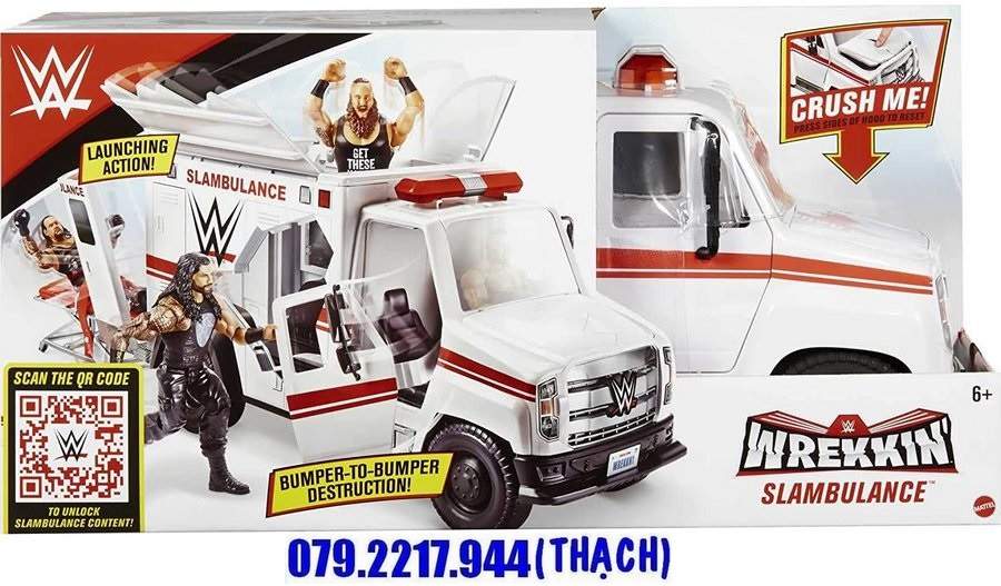 WWE WREKKIN' SLAMBULANCE VEHICLE