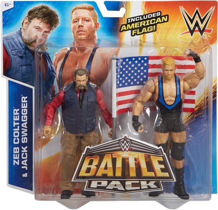 WWE ZEB COLTER & JACK SWAGGER - BATTLE PACK 35