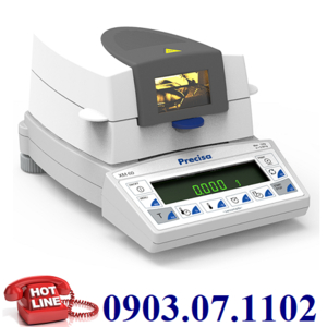 Cân Sấy Ẩm Phòng Thí Nghiệm 124g, XM60-HR Precisa - Thụy Sỹ